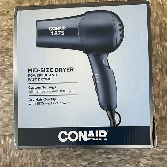 Conair | Hair | Conair 875 Midsize Hair Dryer Dark Blue | Poshmark